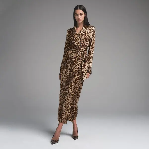 SKIMS Dolce And Gabbana X Silk Long Robe