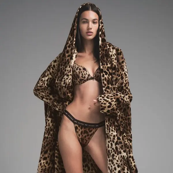 SKIMS Dolce And Gabbana X Silk Terry Robe