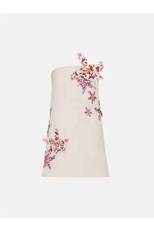 Watercolor Orchid Cocktail Dress