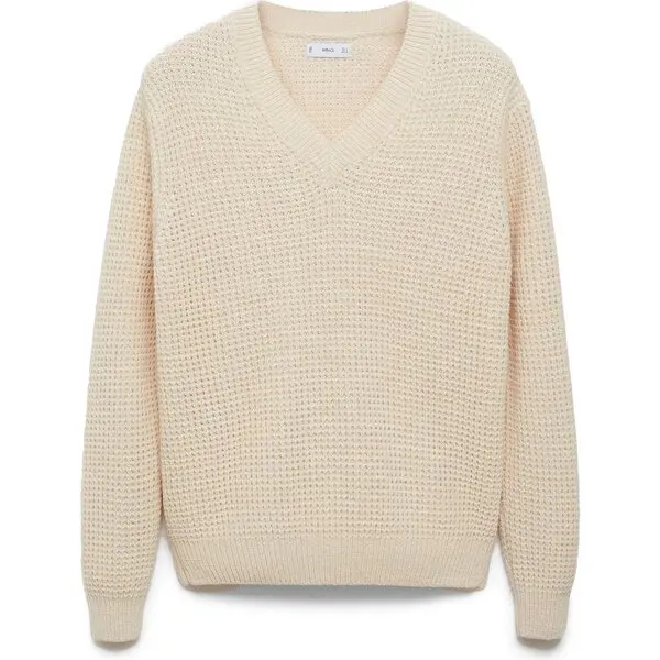 Mango V-neck Sweater