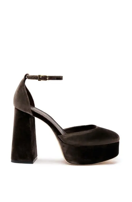 Larroude Ari Mary Jane Platform Pumps - Expresso