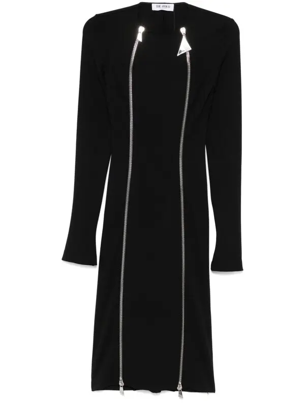 Attico Zip-fastening Midi Dress