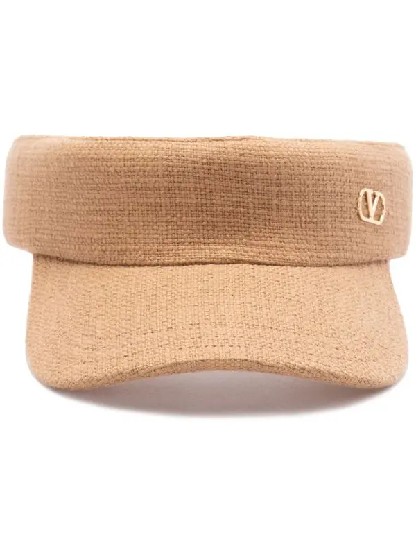Valentino Garavani Cotton Visor - Brown