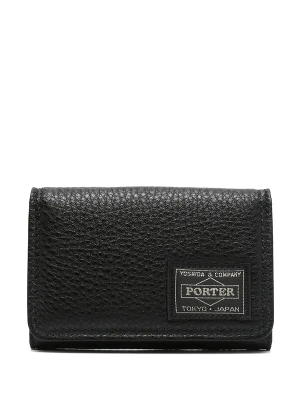 PORTER-YOSHIDA & CO Logo-tag Wallet - Black