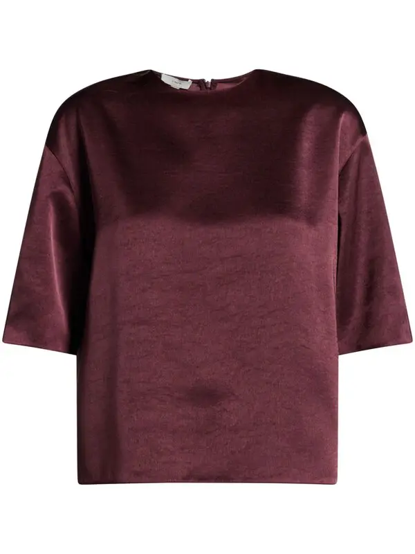 Vince Satin T-shirt - Red