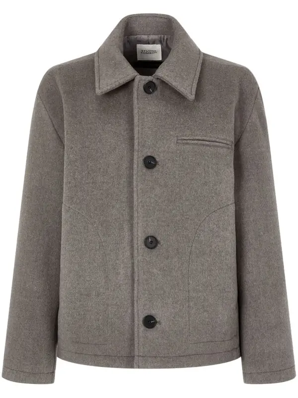 STUDIO TOMBOY Brushed-finish Jacket - Grey