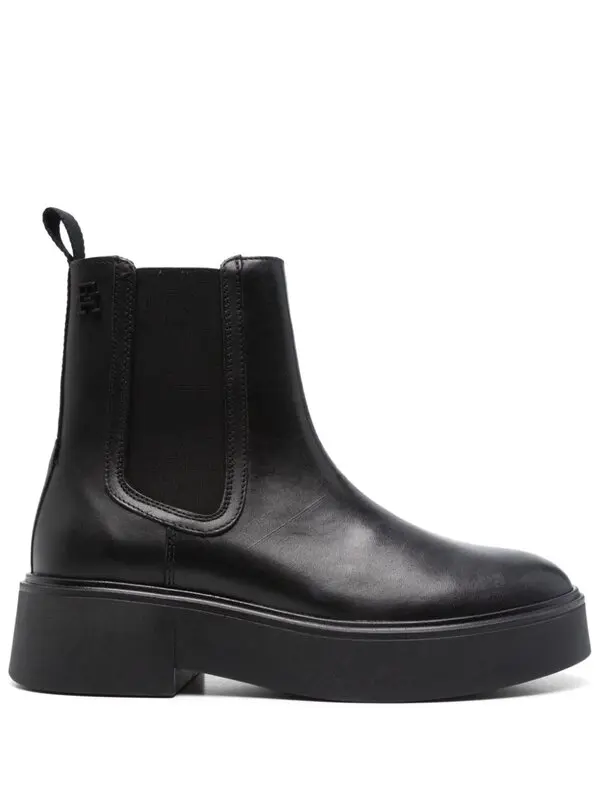 Tommy Hilfiger Leather Chelsea Boots