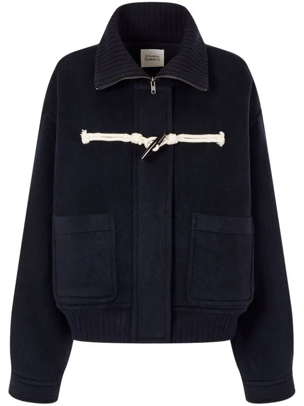 STUDIO TOMBOY Brushed-finish Jacket - Blue