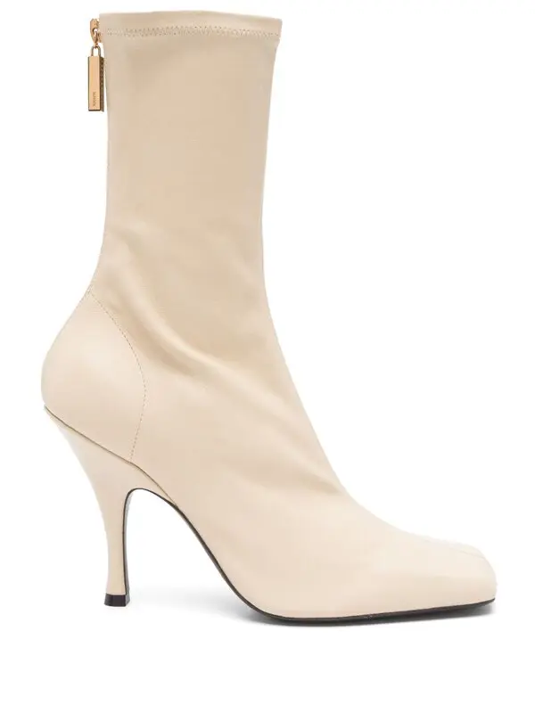 Khaite 100mm Eva Boots - Neutrals