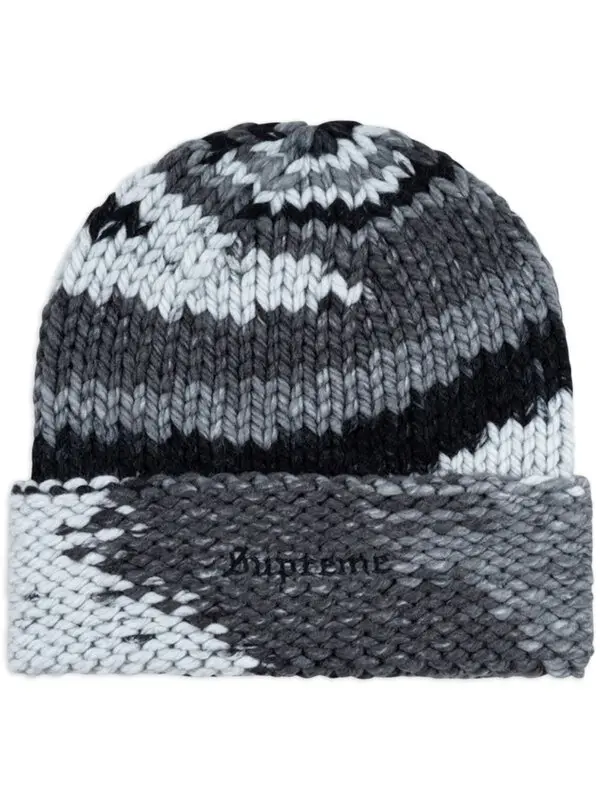 Supreme Gradient Spacedye Beanie - Grey