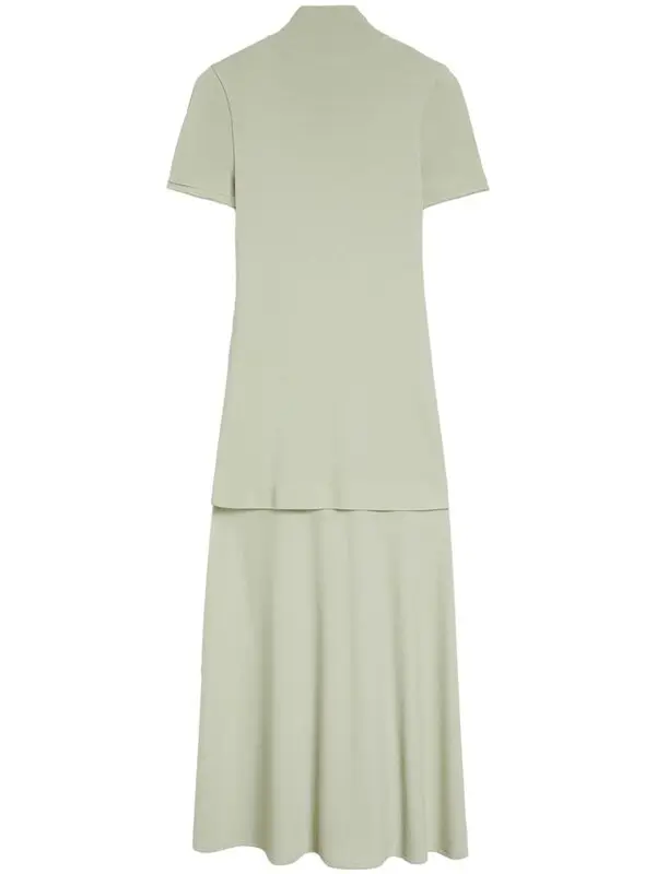 JIL SANDER High-neck Midi Dress - Green