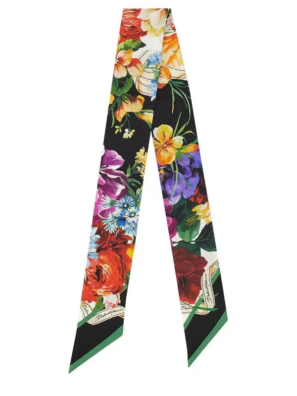 Dolce & Gabbana Printed Twill Bandeau - Multicolour