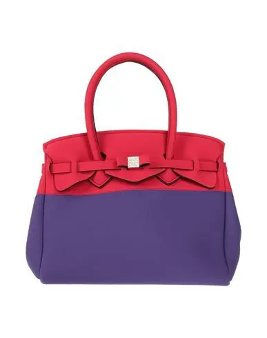 Save My Bag Large Two-tone Tote - Purple