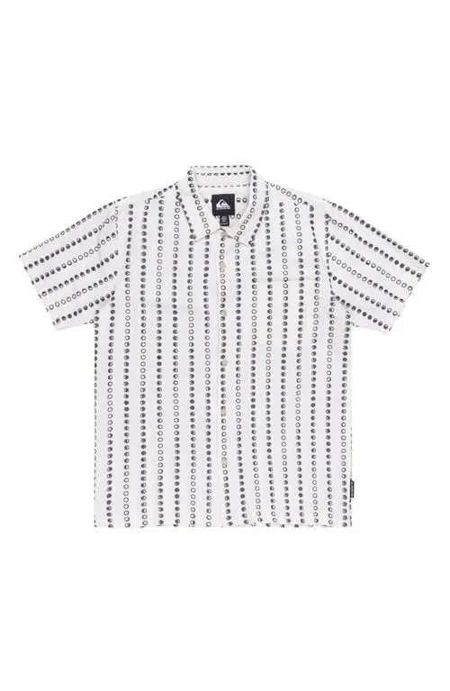 Quiksilver Lunar Phases Short Sleeve Button-up Shirt