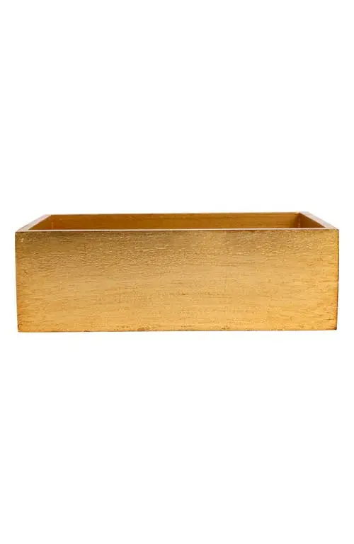 VIETRI Florentine Wooden Guest Towel Holder - Gold