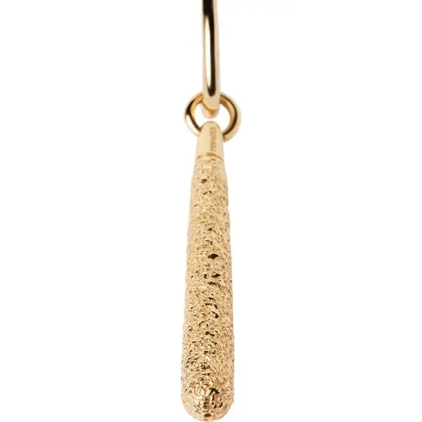 PDPAOLA Popcorn Supreme Jupiter Single Hoop Earring - Gold