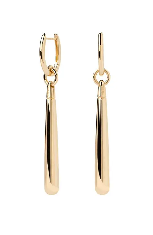 PDPAOLA Supreme Jupiter Single Drop Hoop Earring - Gold