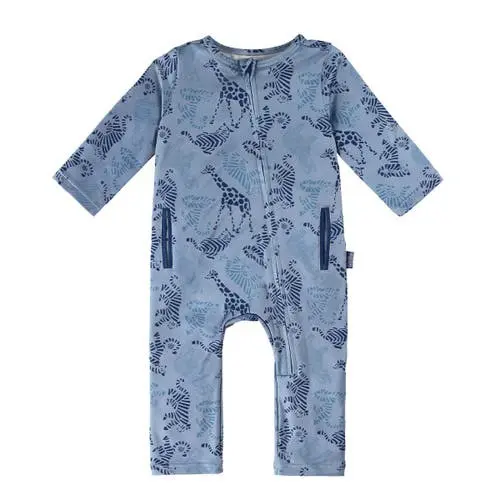 UV SKINZ Active Fleece Romper - Zoo Friends