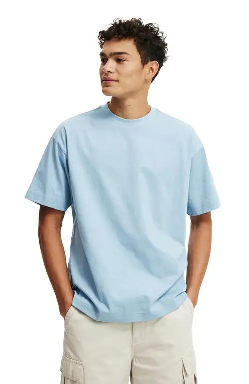 COTTON ON Box Fit T-shirt - Pearl Blue