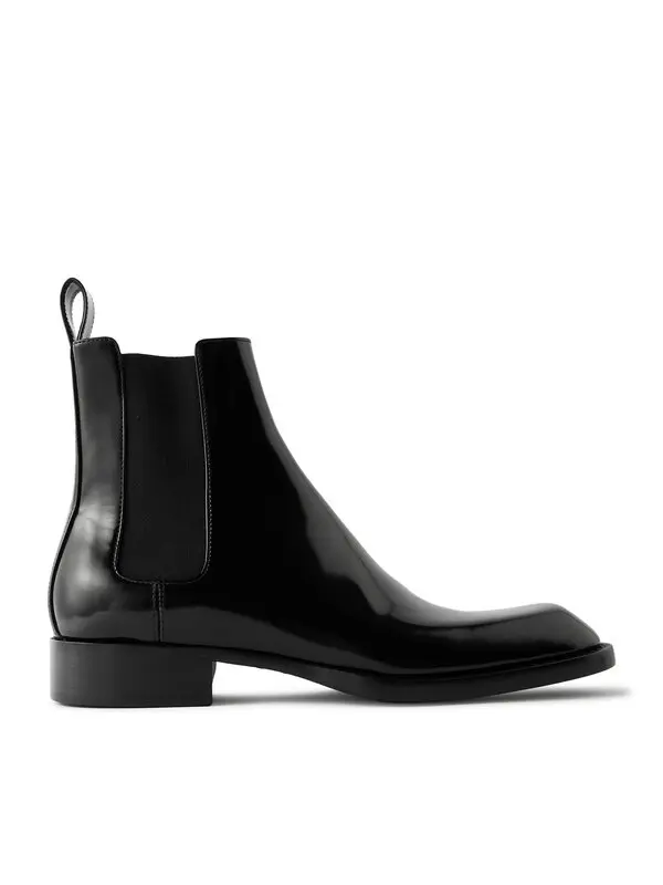 Saint Laurent Vadim Polished-leather Chelsea Boots