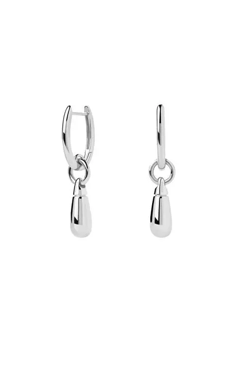 PDPAOLA Jupiter Single Hoop Earring - Silver
