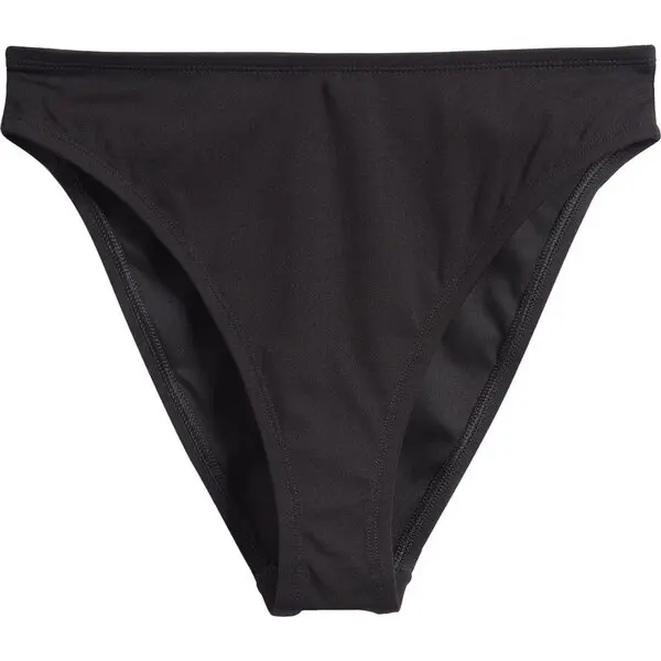 Good American Always Fit Good Waist Bikini Bottom - Black001