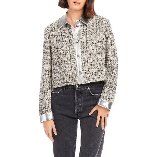 Fifteen Twenty Cher Metallic Tweed Jacket
