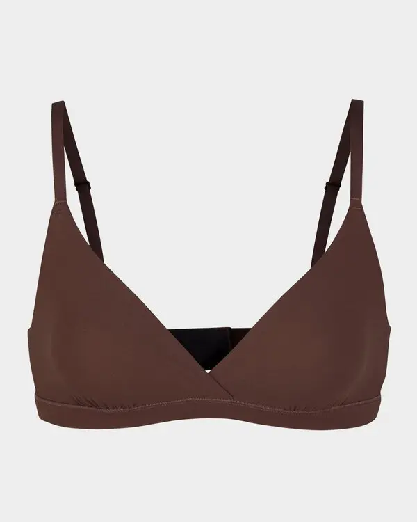 SKIMS Fits Everybody Crossover Bralette - Cocoa