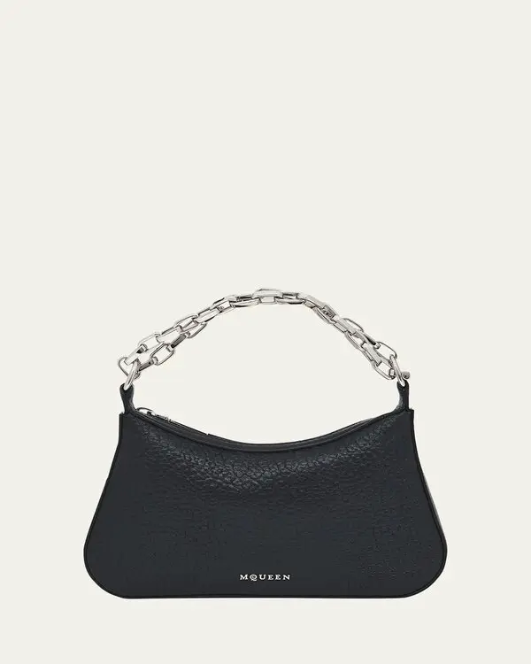 Alexander McQueen Leather Sling Pouch - Black