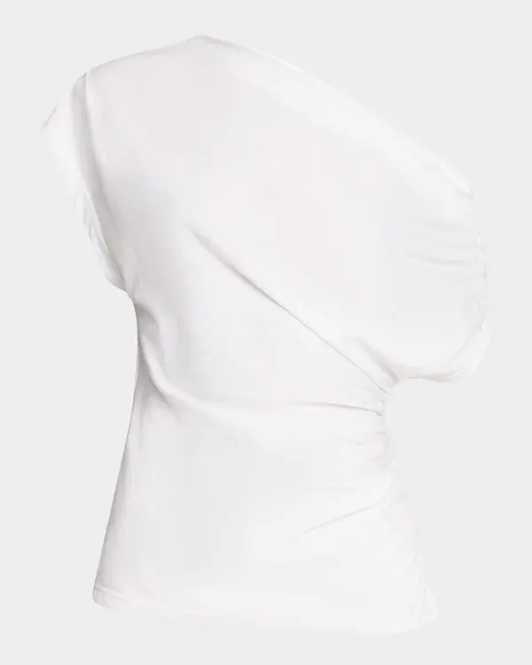 A.L.C. Alice Draped One-shoulder Tee