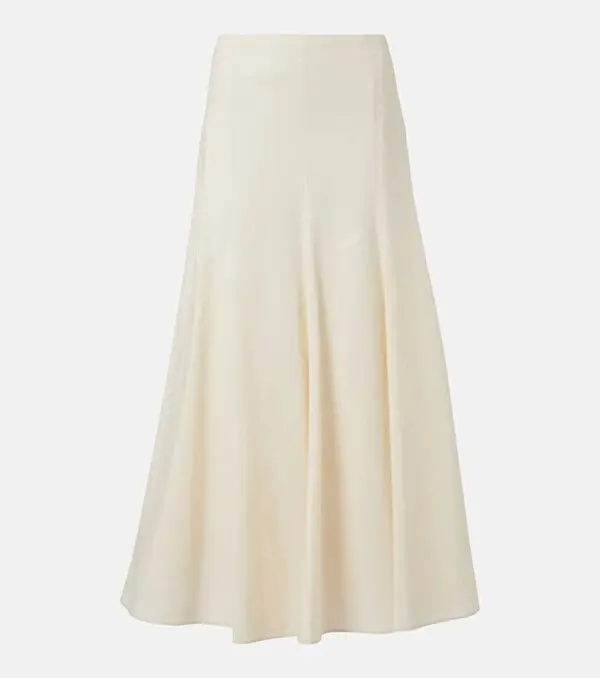 Khaite Lenno Maxi Skirt - Neutrals