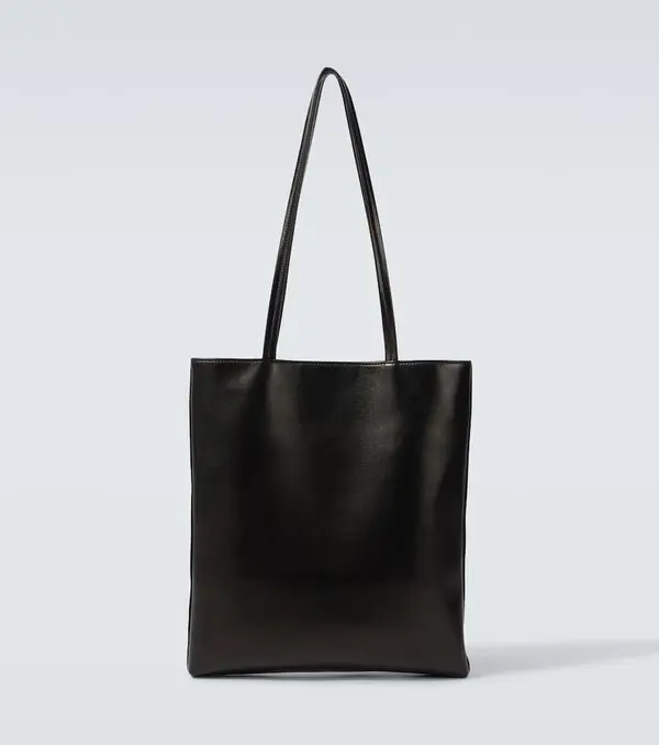 THE ROW Flat Leather Tote