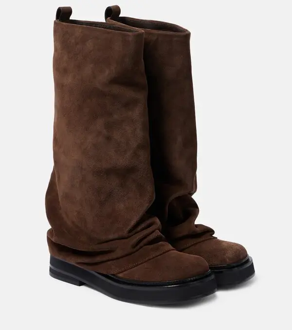 Attico Robin Knee-high Boots - Brown