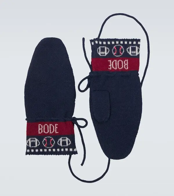 BODE Knitted Alpaca Mittens