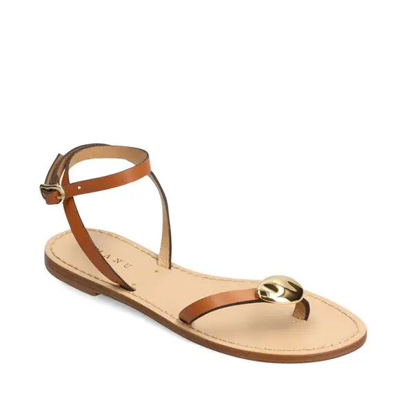 AMANU The Senegal Sandal - Cognac
