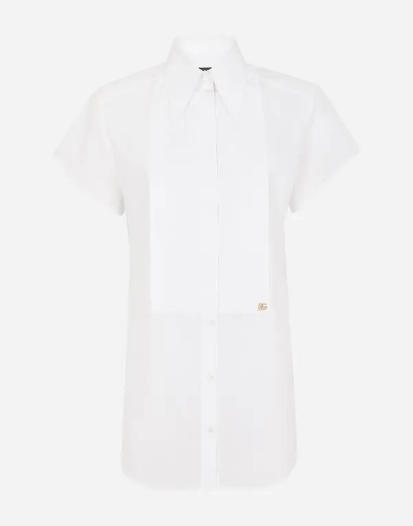 Dolce & Gabbana Poplin Shirt With Dg Logo