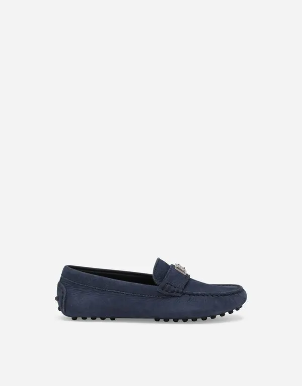 Dolce & Gabbana Nubuck Loafers - Blue