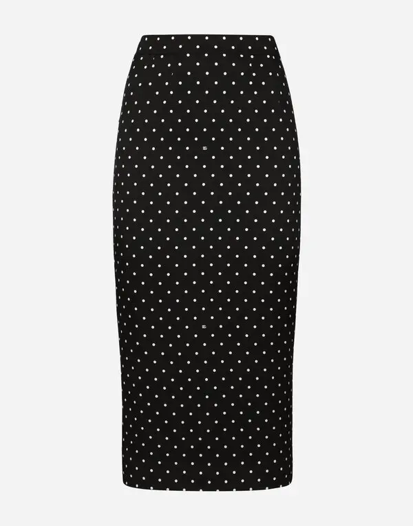 Dolce & Gabbana Polka-dot Pencil Skirt - Print