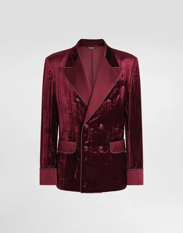 Dolce & Gabbana Double-breasted Velvet Jacket