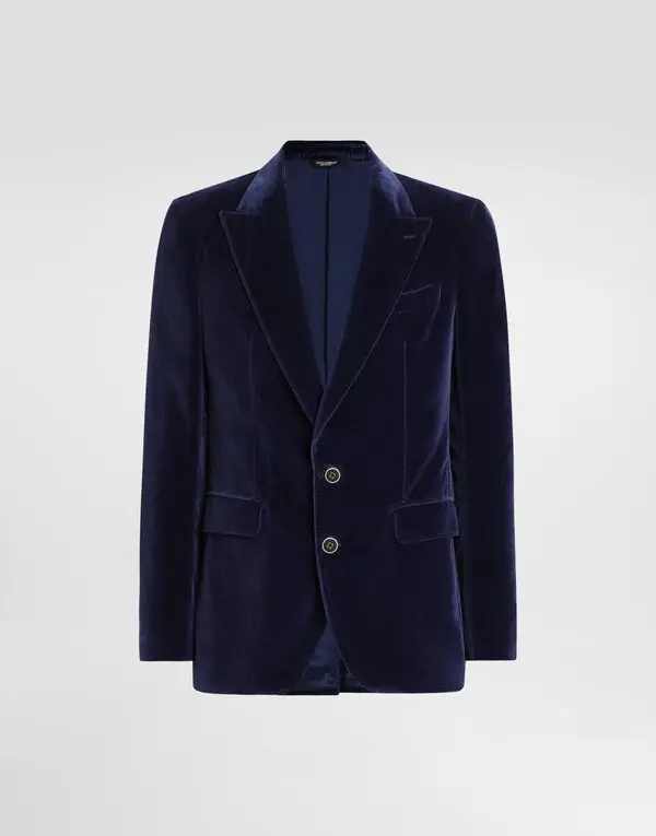 Dolce & Gabbana Velvet Single-breasted Jacket