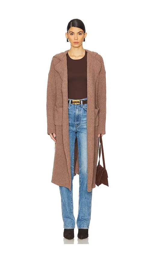 LBLC THE LABEL Sebastian Chunky Knit Cardigan