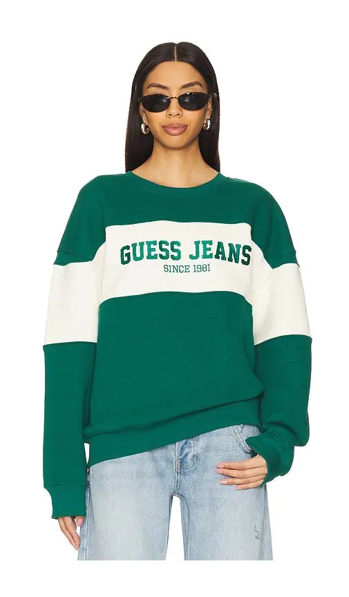 GUESS JEANS Horizon Stripe Sweatshirt