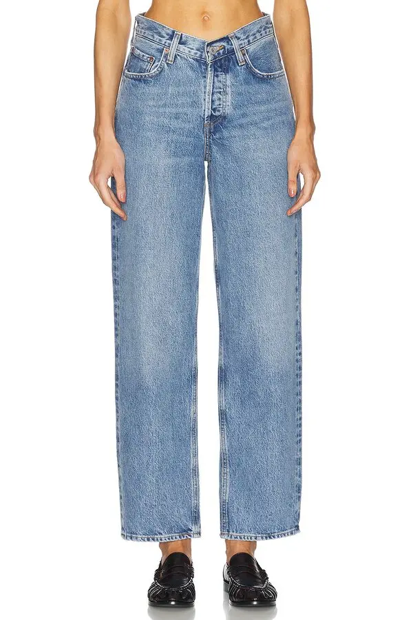 AGOLDE V Waist Baggy Jeans