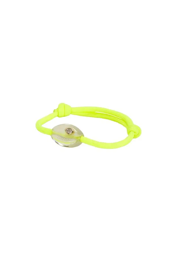 Dezso By Sara Beltran Diamond Cowry Bead Surf Cord Bracelet