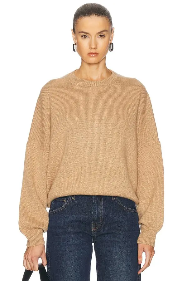 Khaite Margaux Cashmere Sweater - Biscotti