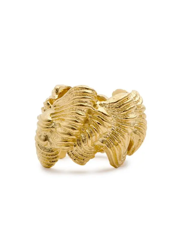 Completedworks 18kt -plated Sculpted Ring
