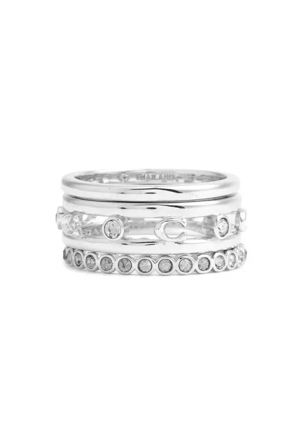 Coach Logo Ring Stack