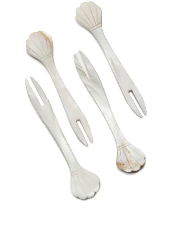 GOHAR WORLD Mother-of-pearl Seafood Pick - Neutrals
