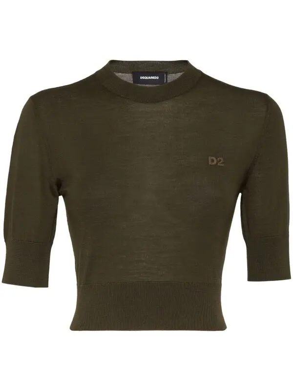 Dsquared2 Logo-embroidered T-shirt