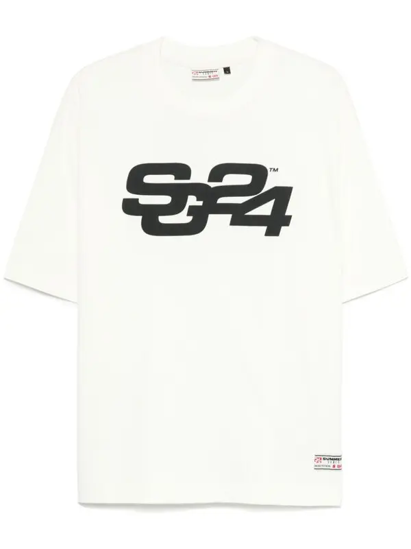 SUMMER GAMES Organic Cotton T-shirt - Neutrals